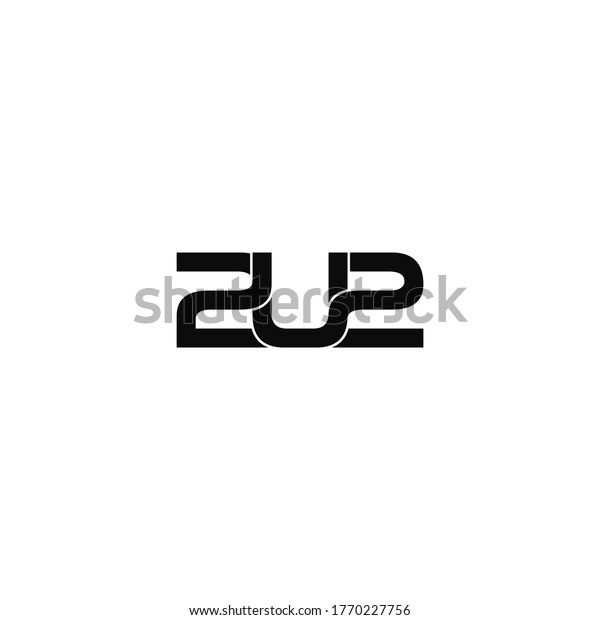 2u2 Letter Original Monogram Logo Design Stock Vector (Royalty Free ...