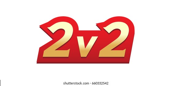 2v2: vector de stock (libre de regalías) 660332542 | Shutterstock
