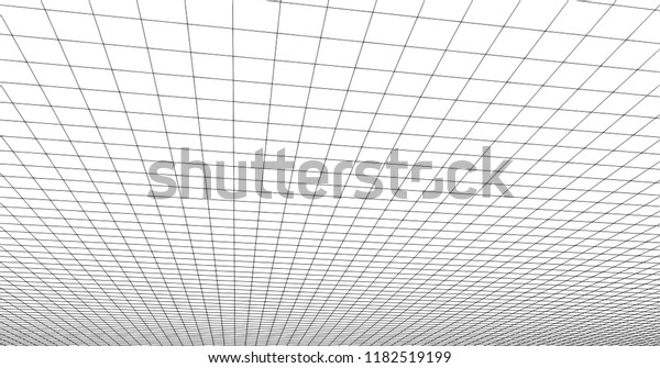 3 Dimensions Grid Line 3d Design Stock Vector (Royalty Free) 1182519199 ...