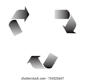 3 Steps Triangle Template Illustration Set Stock Vector (Royalty Free ...