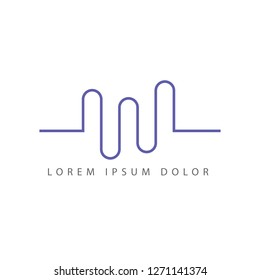 3 Wave Logo Design Stock Vector (Royalty Free) 1271141374 | Shutterstock