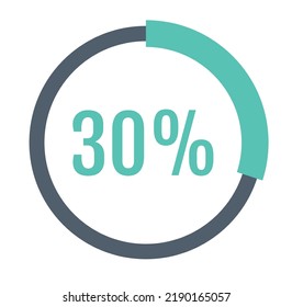 30 Circle Diagrams Infographics Vector Esp Stock Vector (Royalty Free ...