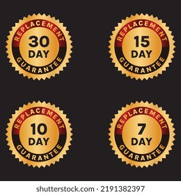 563 7 day return badge Images, Stock Photos & Vectors | Shutterstock