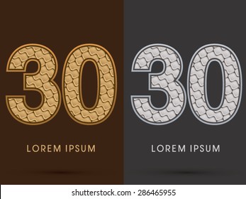 30 Luxury Font Designed Using Gold Stock Vector (Royalty Free ...