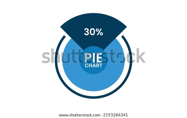 30 Percent Blue Pie Chart Vector: เวกเตอร์สต็อก (ปลอดค่าลิขสิทธิ์ ...