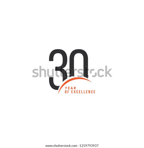30 Year Excellence Vector Template Design Stock Vector (Royalty Free ... 30 Year Excellence Vector Template Design Stock Vector (Royalty Free ...