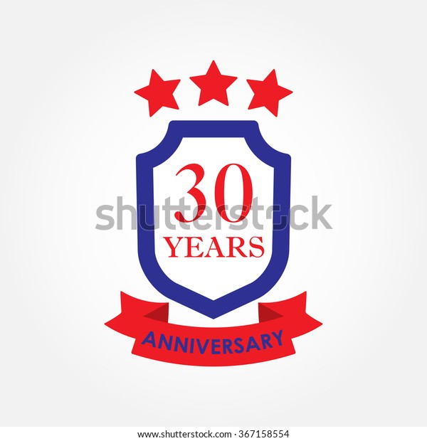 30 Years Anniversary Icon Emblem 30th Stock Vector (Royalty Free) 367158554