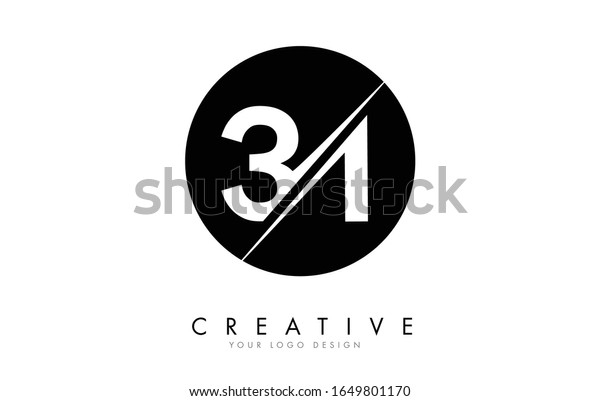 31 3 1 Number Logo Design Stock Vector (Royalty Free) 1649801170 ...