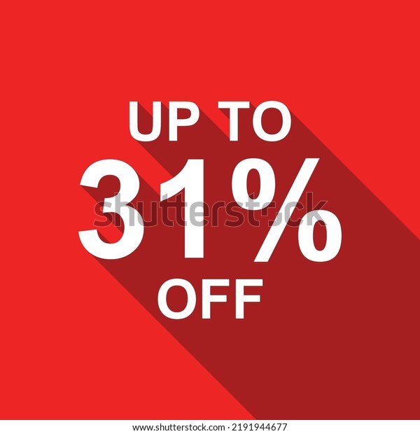 31 Off White Text On Red Stock Vector (Royalty Free) 2191944677 ...
