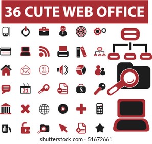 36 Cute Web Office Signs Vector Stock Vector (Royalty Free) 51672661 ...