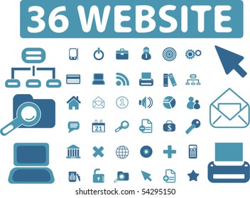 36 Professional Website Signs Vector Stock Vector (Royalty Free ...
