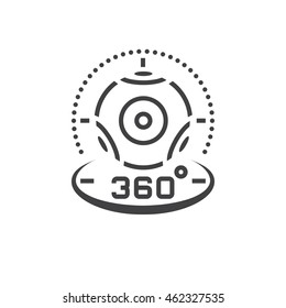 4,531 360 degree camera icon Images, Stock Photos & Vectors | Shutterstock