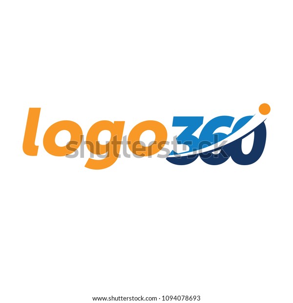 360 Degrees Consulting Media Logo Vector Stock Vector (Royalty Free ...