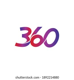 360 Letter Logo Vector Design Stock Vector (Royalty Free) 1892214880 ...