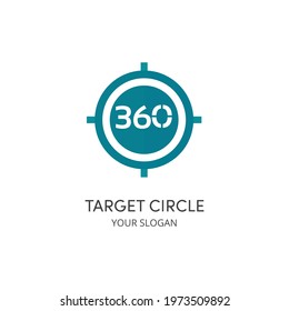 360 Number Logo Design Template Stock Vector (Royalty Free) 1973509892 ...