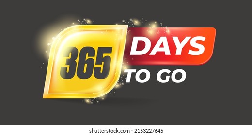 13 365 days left Images, Stock Photos & Vectors | Shutterstock