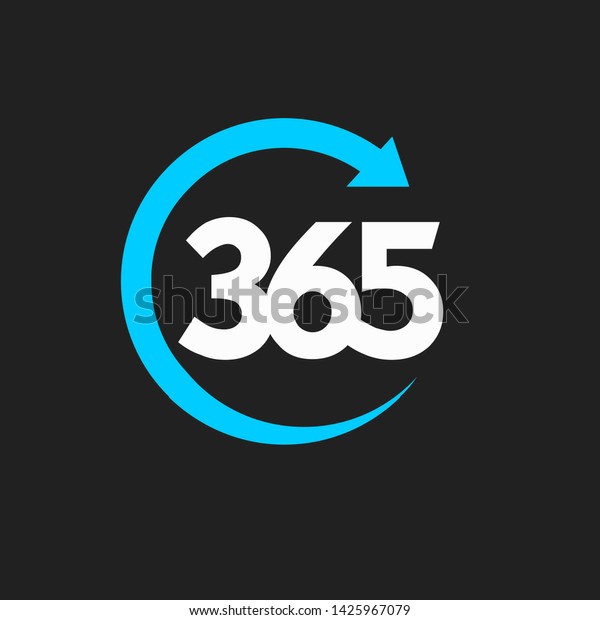 365 Infinity Logo Icon Design Vector Stock Vector (Royalty Free ...