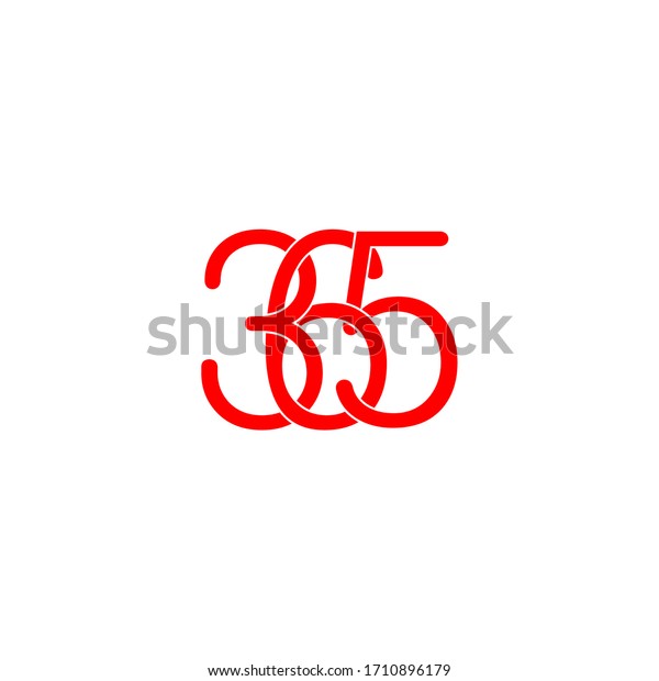 365 Letter Original Monogram Logo Design: เวกเตอร์สต็อก (ปลอดค่า ...