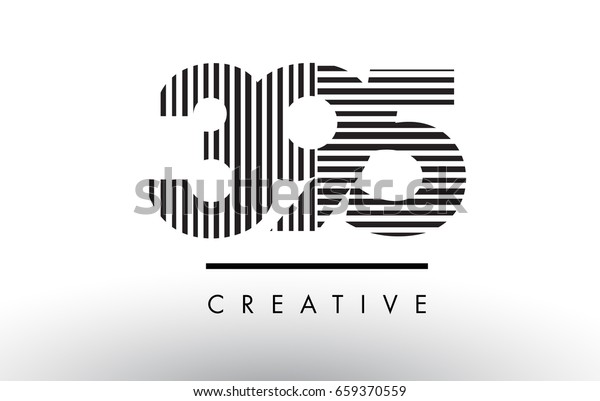 395 Black White Number Logo Design : image vectorielle de stock (libre ...