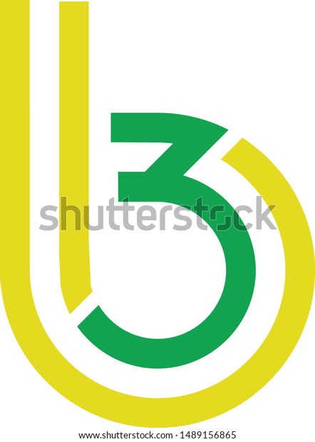 3b Logo Modern Clean Busines Stock Vector (Royalty Free) 1489156865 ...