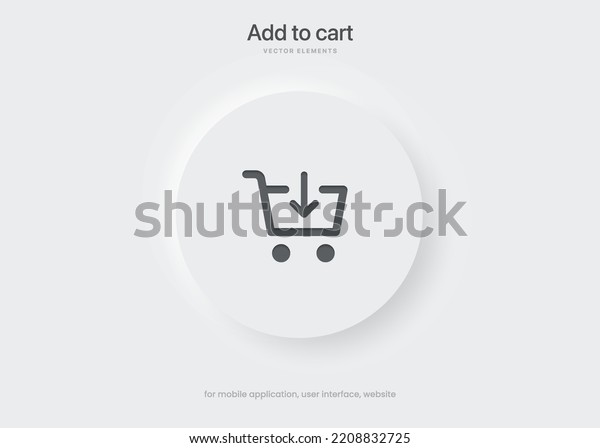 3d Add Button Add Icon Add Stock Vector (Royalty Free) 2208832725 ...