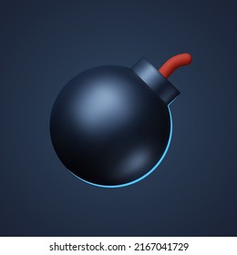 3d Bomb Object Symbols Game Elements Stock Vector (Royalty Free ...