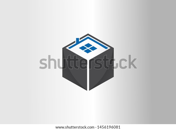 3d Box Logo Design On White Stock Vector (Royalty Free) 1456196081 ...