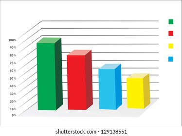 3d Business Charts Stock Vector (Royalty Free) 175750574