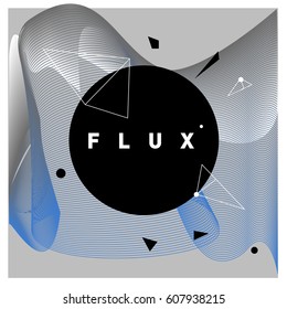 3d Colorful Wave Background Dynamic Flux Stock Vector (Royalty Free ...