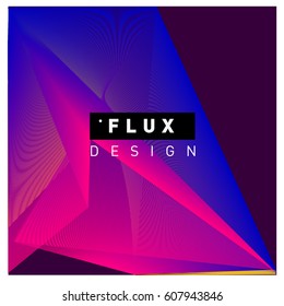 3d Colorful Wave Background Dynamic Flux Stock Vector (Royalty Free ...
