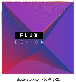 3d Colorful Wave Background Dynamic Flux Stock Vector (Royalty Free ...