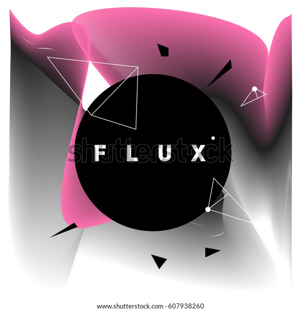 3d Colorful Wave Background Dynamic Flux Stock Vector (Royalty Free ...