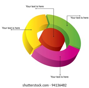 Isolated Illustration Human Eye Latin Labeling Stock Vector (Royalty ...