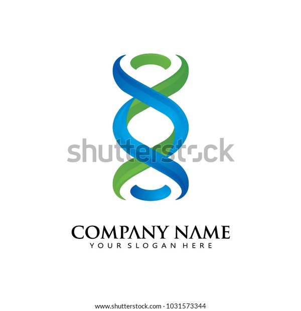 3d Dna Helix Infinity Logo Icon Stock Vector (Royalty Free) 1031573344 ...