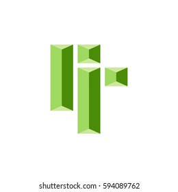 3d Double Letter R Logo Vector: vector de stock (libre de regalías ...