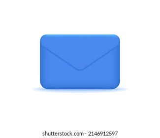 3d Envelope Realistic Icon Vector Concept Stock Vector (Royalty Free ...