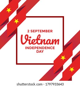 3d Flat Vietnam Frame Border Background Stock Vector (Royalty Free ...