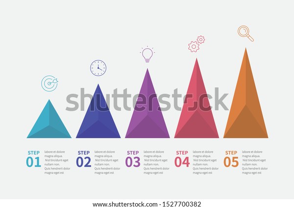 3d Graph Infographic Modern Design Template Stock Vector (Royalty Free ...