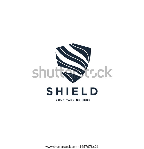 3d Graphic Shield Emblembadge Logo Design Stock Vector (Royalty Free ...