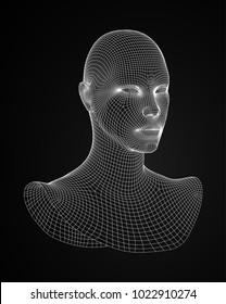 8,157 3d head wireframe Images, Stock Photos & Vectors | Shutterstock