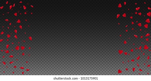 3d Hearts Right Left Border On Stock Vector (Royalty Free) 1013175901 ...