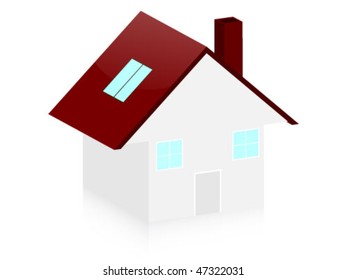 3d Home Vector Illustration Stock Vector (Royalty Free) 47322031 ...