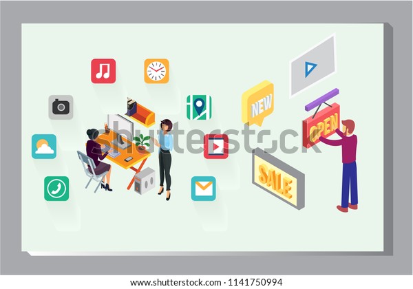 3d Infographic Business Chat Data Analysis Stock Vector (Royalty Free ...