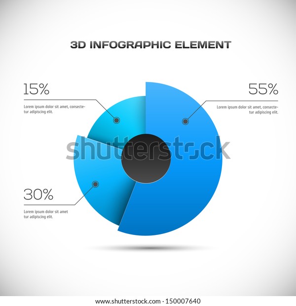 3d Infographic Design Stock Vector (Royalty Free) 150007640