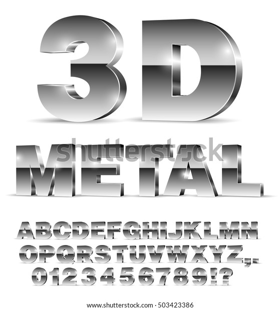 Vektor Stok 3D isometrik alfabet vektor huruf hitam (Tanpa Royalti ...