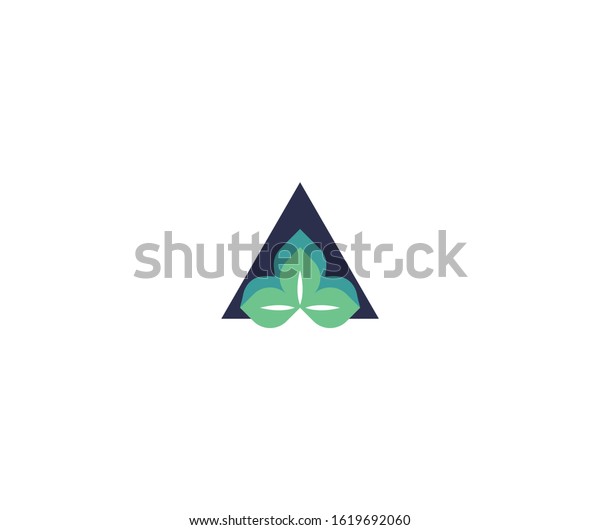 3d Leaf Logo Icon Design Element Stock Vector (Royalty Free) 1619692060 ...