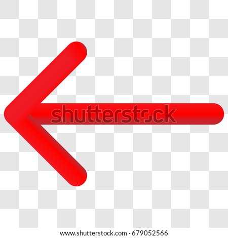 3 D Left Arrow 3 D Red Arrow Stock Vector (Royalty Free) 679052566 ...