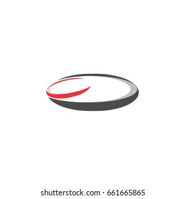 3d Letter C Oval Logo Stock Vector (Royalty Free) 661665865 | Shutterstock