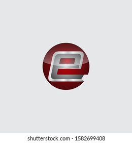 3d Letter E Logo Design Colorful Stock Vector (Royalty Free) 1582699408 ...