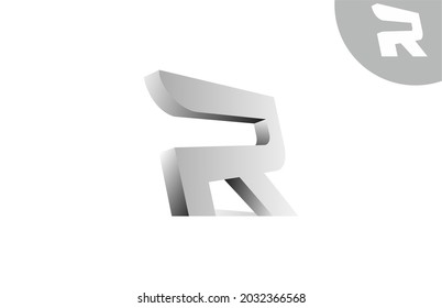 3d Letter R Logo Design Vector Stock Vector (Royalty Free) 2032366568 ...